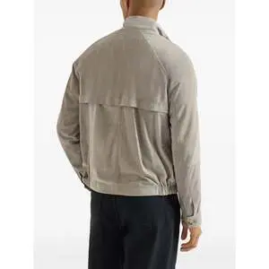 Brunello Cucinelli Neutrals Jackets Leather Jackets