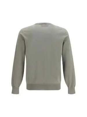 Brunello Cucinelli Sweater In Cotton - Green