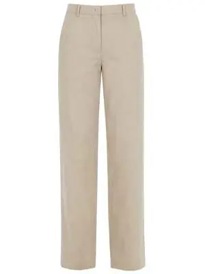 Paul Smith Pantalone Sartoriale In Lino - Cream