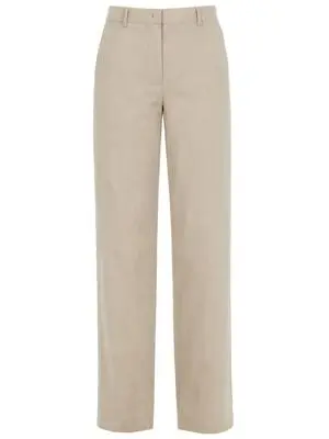 Paul Smith Tailored Linen Trousers - Cream
