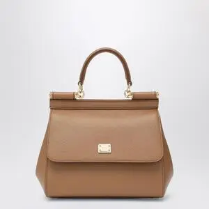 Dolce & Gabbana Medium Caramel Sicily Hand Bag - Brown