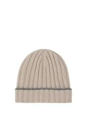 Brunello Cucinelli Beanie Hat - Cream