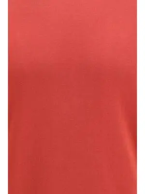 Brunello Cucinelli Sweater In Cotton - Red