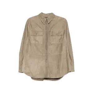Brunello Cucinelli Neutrals Tops Shirts - Cream