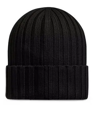 Moncler Logo-embroidered Wool Beanie