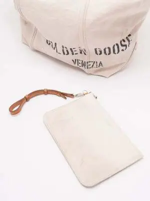 GOLDEN GOOSE 24.7 Ew Canvas Shopping Bag - Multicolor