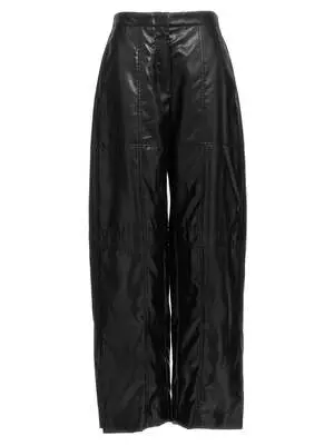 JIL SANDER Coated Pants - Black