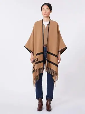 Max Mara Wool Stola - Brown