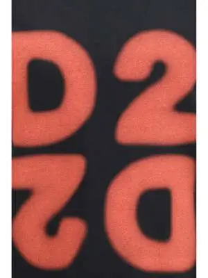 Dsquared2 Cotton Printed T-shirt - Black
