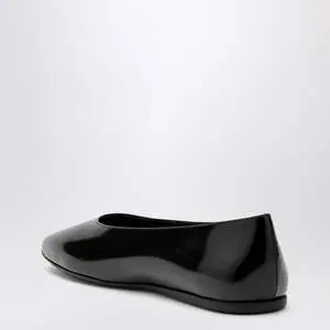 Prada Brushed Leather Ballet Flats