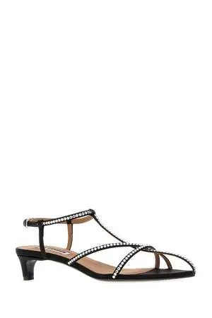 JIL SANDER Satin Cage Sandals