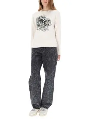 GOLDEN GOOSE Floral Pattern Jeans