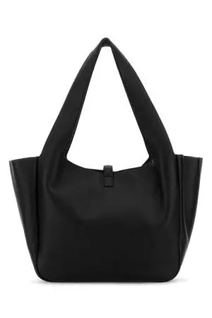 Saint Laurent Leather Le 5 À 7 Bea Shopping Bag - Black