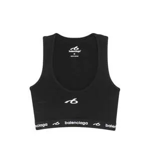 Balenciaga Performance Tops Sports Bras - Black