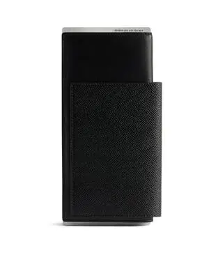 Balenciaga 1-card Long Passport Wallet - Black