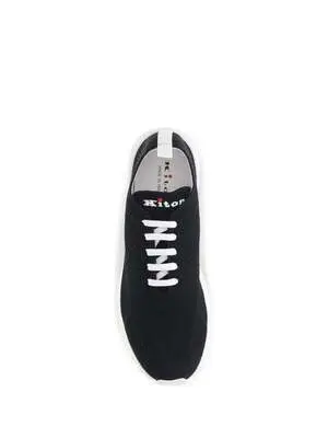 Kiton Fabric Sneakers - Black