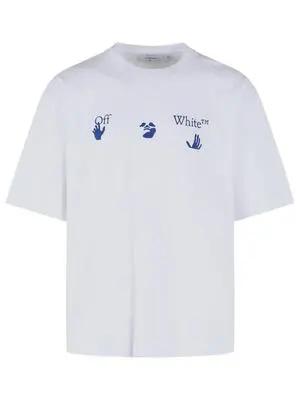Off-White Bacco Arrow' Cotton T-shirt - White