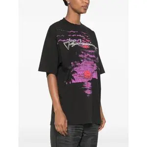 Balenciaga Graphic T-shirt - Black