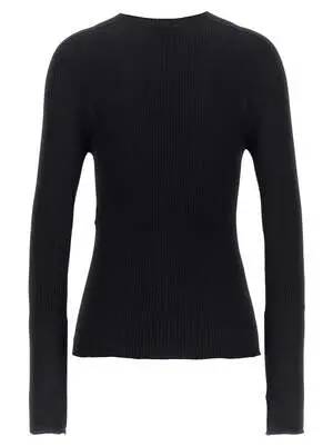 LANVIN Cashmere Blend Ribbed Pullover