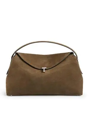 TOTEME T-lock Suede Top Handle - Multicolor