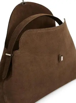 TOTEME T-lock Suede Top Handle - Multicolor