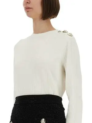 Balmain Knitted Top - Cream