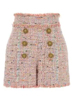 Balmain Tweed Shorts - Multicolor