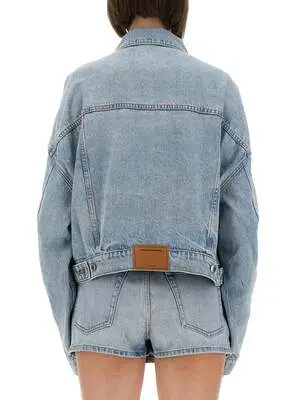 Alexander Wang Denim Clip-on Trucker Jacket