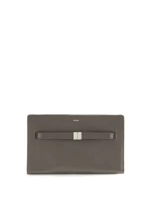 TOTEME Belted Leather Cross Body Bag - Green