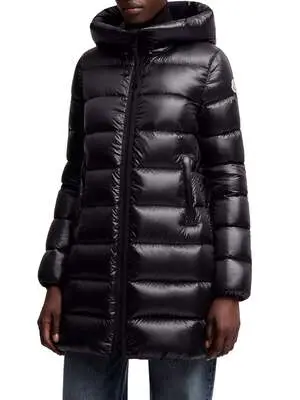Moncler Suyenne Midi Hooded Down Coat