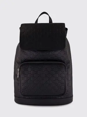 Gucci Gg Calfskin Backpack - Black