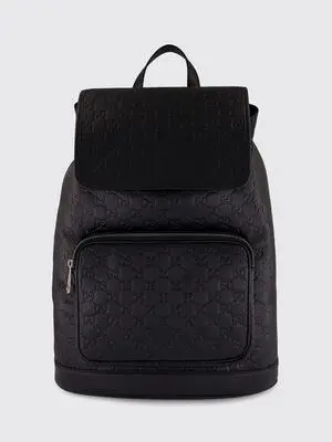 Gucci Gg Calfskin Backpack - Black