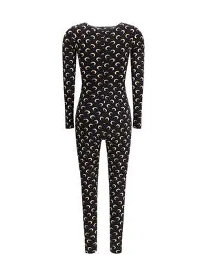 MARINE SERRE Moon Jumpsuit - Brown