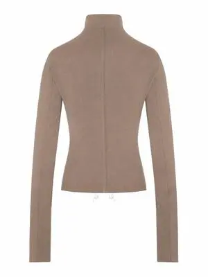 Rick Owens Gary Fitted Jacket With Asymmetrical Zip - Gray