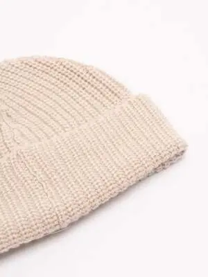 Brunello Cucinelli Cashmere English Rib Knit Beanie - Multicolor
