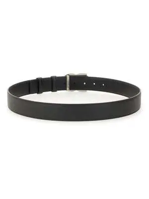Dolce & Gabbana Leather Logo Belt