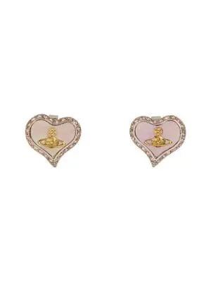 VIVIENNE WESTWOOD Petra Stud Earrings - Pink