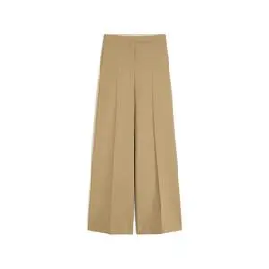 Max Mara Neutrals Trousers Palazzo Pants - Cream