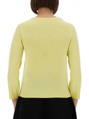GANNI Jacquard Cashmere Cardigan - Multicolor