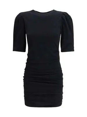 Isabel Marant Étoile Stretch Cotton Mini Dress - Black