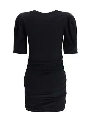 Isabel Marant Étoile Stretch Cotton Mini Dress - Black
