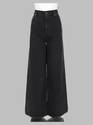 GOLDEN GOOSE Wide Leg Jeans - Black