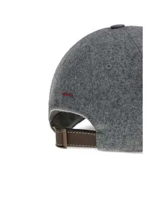 Brunello Cucinelli Logo Baseball Hat - Gray