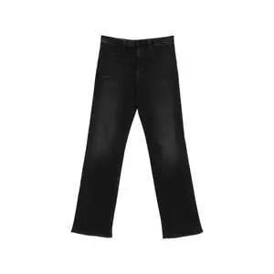 Gucci Denim Wide-leg Jeans - Black