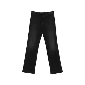 Gucci Denim Wide-leg Jeans - Black