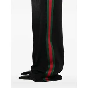 Gucci Denim Wide-leg Jeans - Black