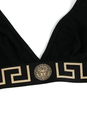 Versace Greca Border Triangle Bralette