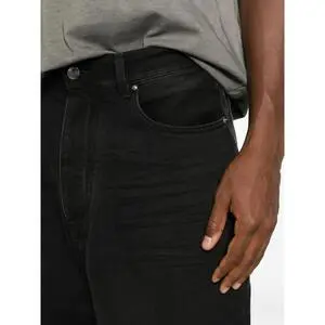 Amiri Denim Wide-leg Jeans - Black