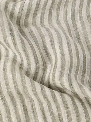 Brunello Cucinelli Striped Linen Scarf