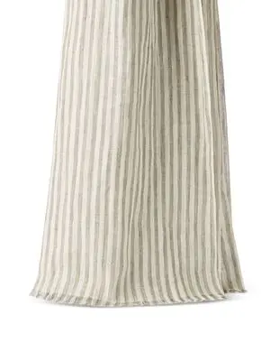 Brunello Cucinelli Striped Linen Scarf
